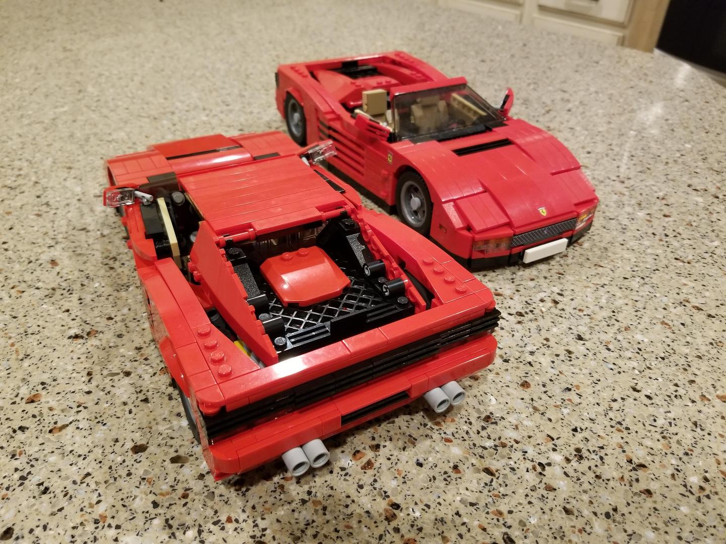 LEGO MOC Ferrari Testarossa, coupe, roadster, 2 in 1 instructions by ...