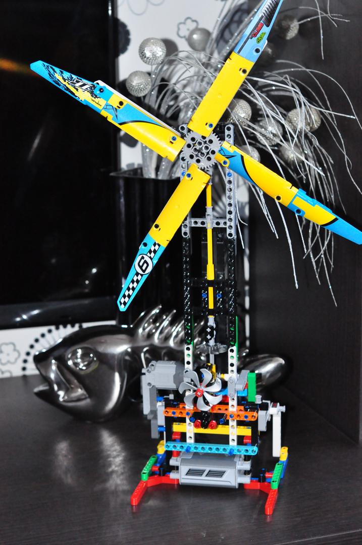 LEGO MOC Electric wind mill by janwillemthefactor | Rebrickable - Build ...