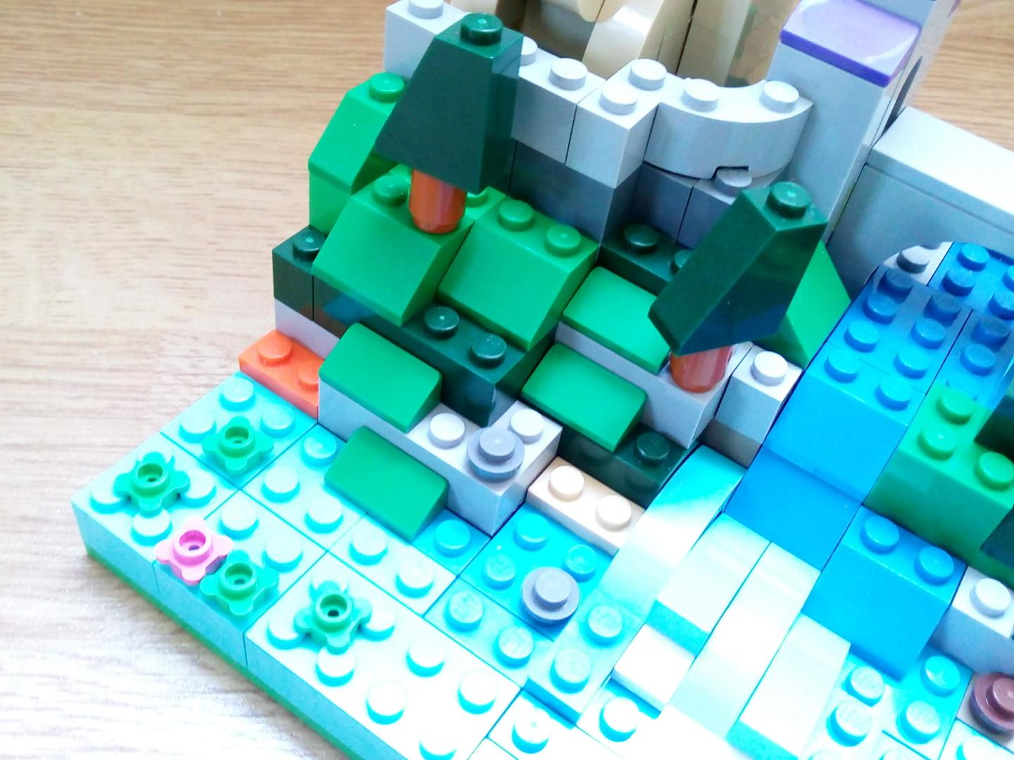 LEGO MOC Water Castle by BrickBrush | Rebrickable - Build with LEGO