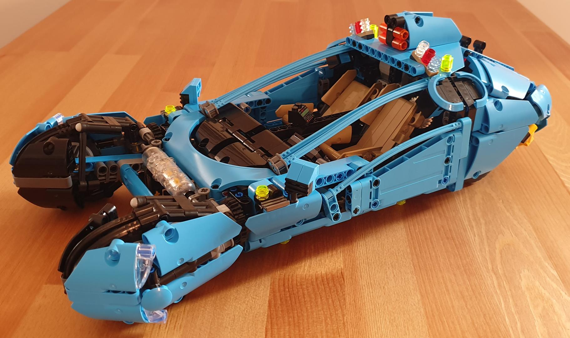 LEGO MOC-22349 Bladerunner Spinner (Technic 2019) | Rebrickable - Build ...
