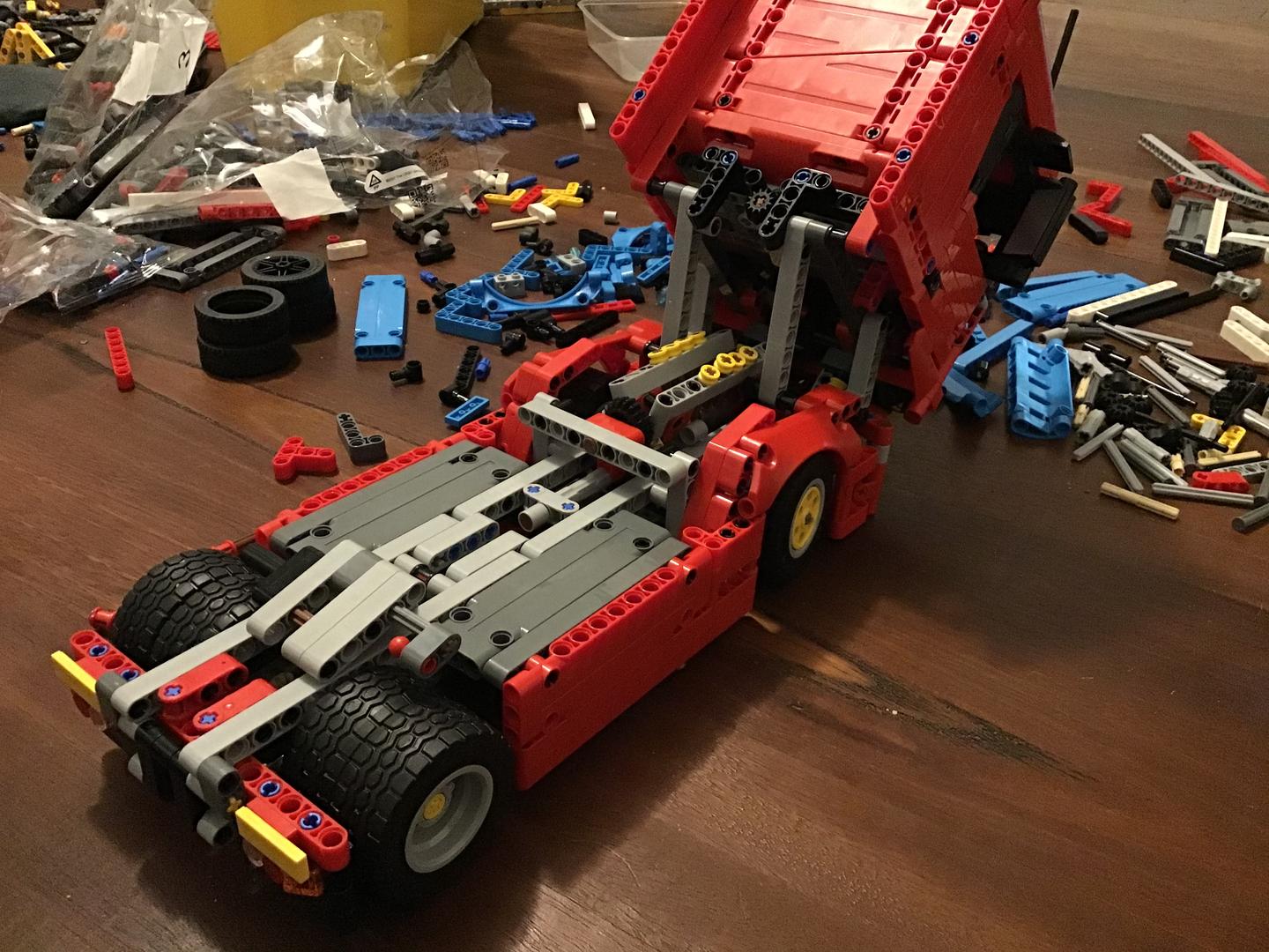 LEGO MOC Scania truck and steering trailer by technicprojects ...