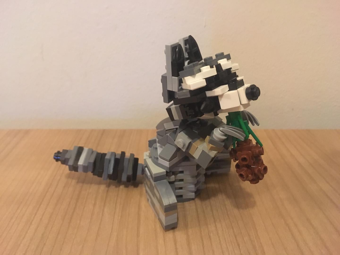 LEGO MOC Raccoon by Miro | Rebrickable - Build with LEGO