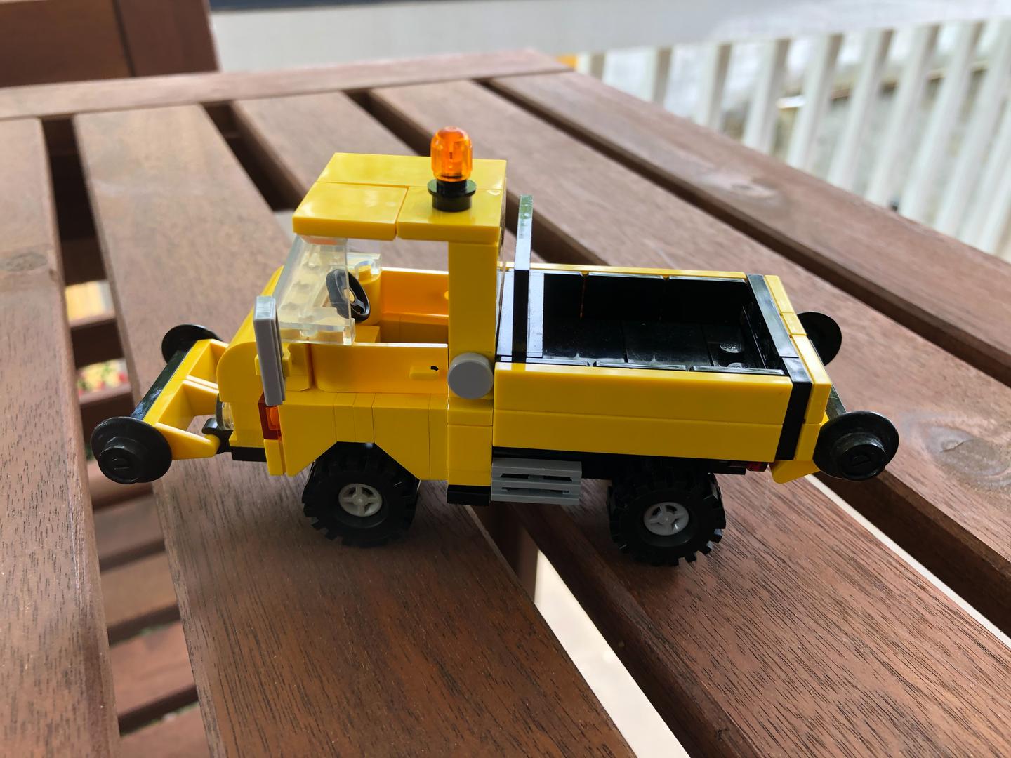 LEGO MOC Railroad maintenance truck by De_Marco | Rebrickable - Build ...