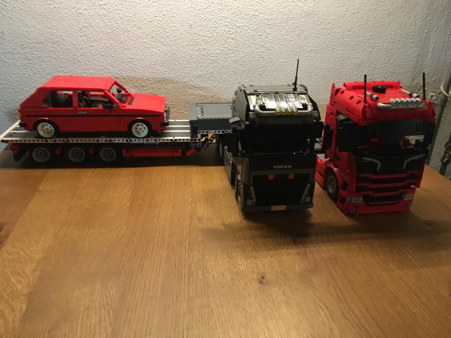 LEGO MOC Scania truck and steering trailer by technicprojects | Rebrickable - Build with LEGO