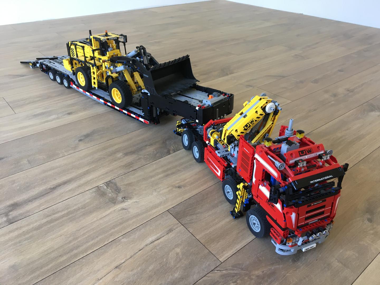 LEGO MOC Custom RC low loader with ramps by CustomBricks.de ...