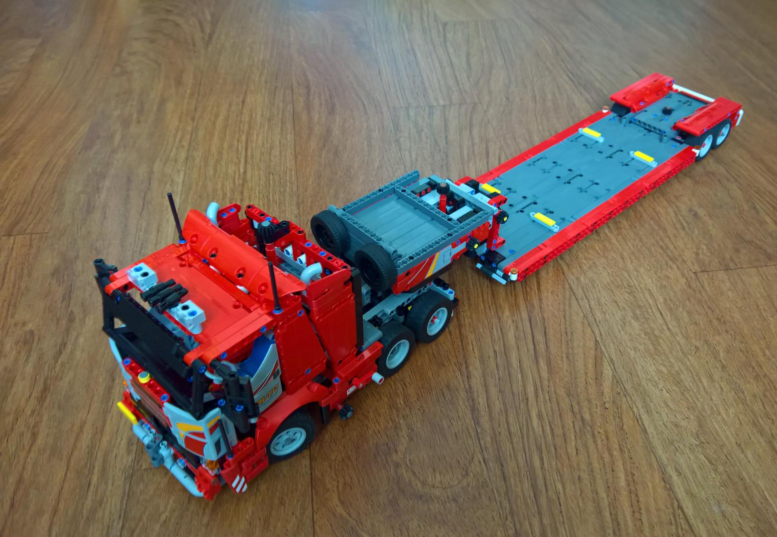LEGO MOC Truck & Gooseneck Semitrailer 42098 C-Model by time-hh ...
