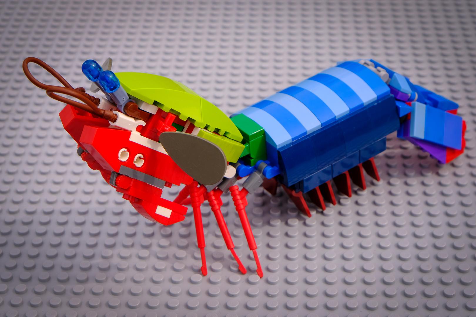 LEGO MOC-35507 Peacock Mantis Shrimp (Aquazone 2017) | Rebrickable ...