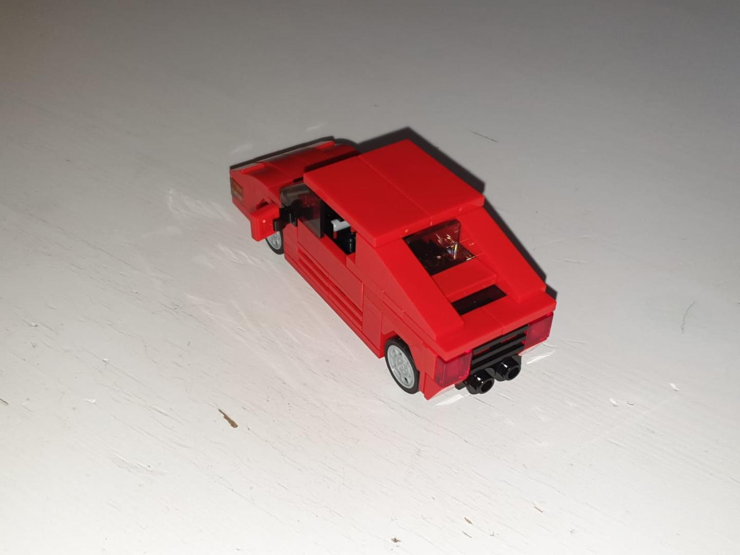 LEGO MOC Ferrari Testarossa by De_Marco | Rebrickable - Build with LEGO