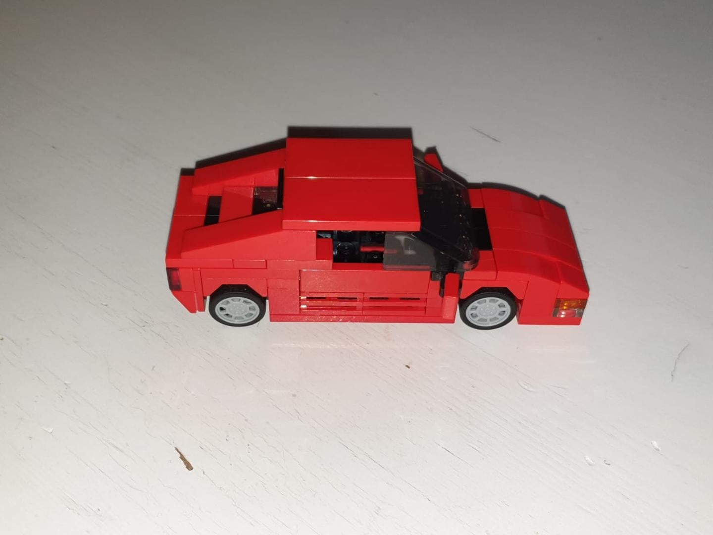 LEGO MOC Ferrari Testarossa by De_Marco | Rebrickable - Build with LEGO