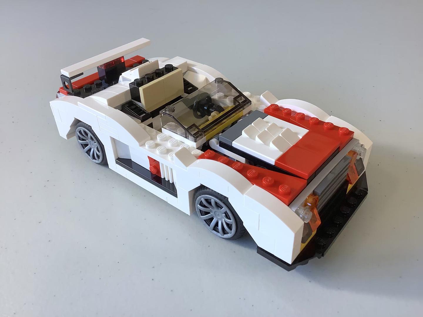 LEGO MOC 31006 C-Model: Roadster by Cleansupgood | Rebrickable - Build ...