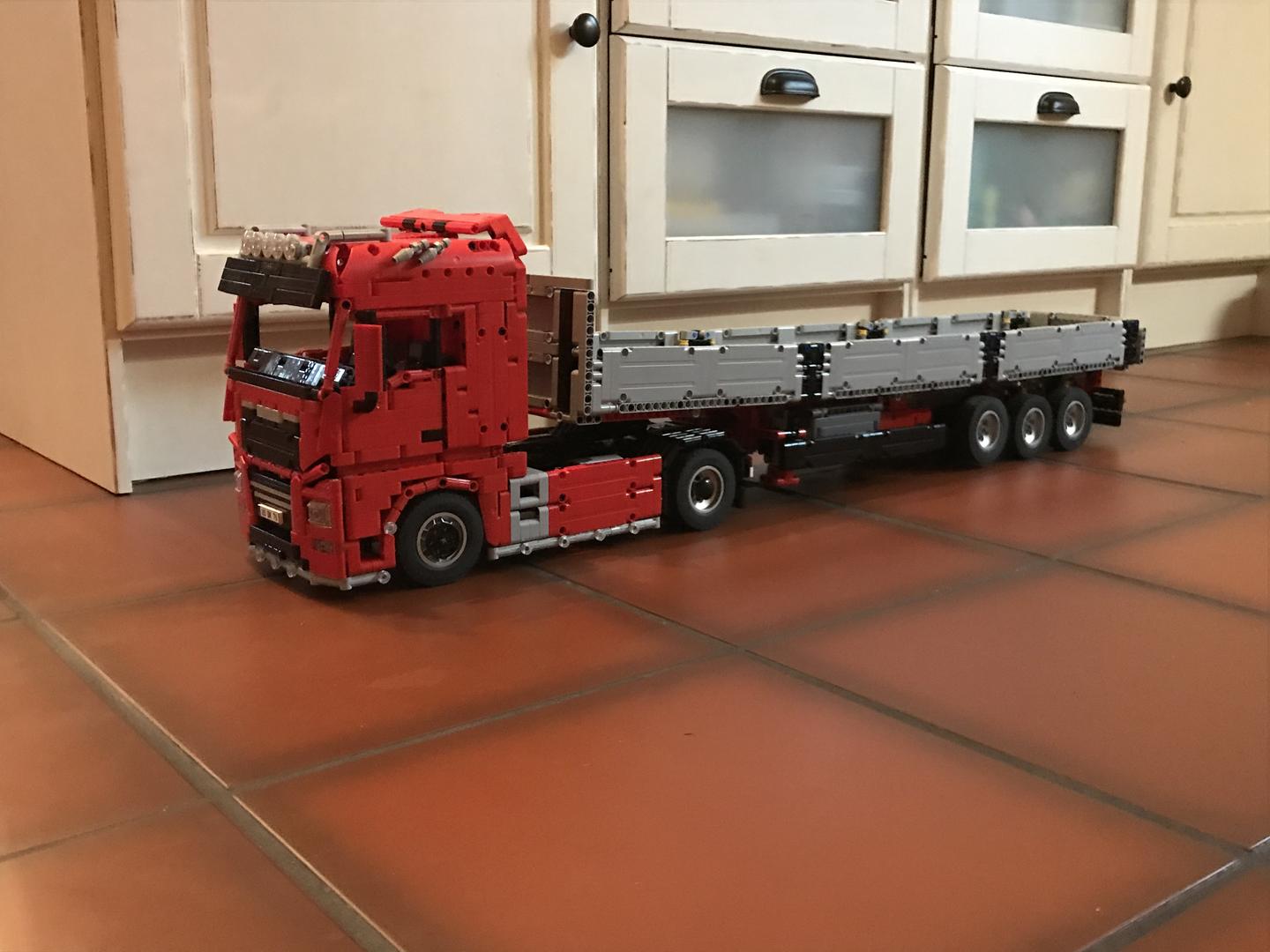 LEGO MOC 1:17 RC Semi Tractor (Power Functions) by Huwi | Rebrickable ...