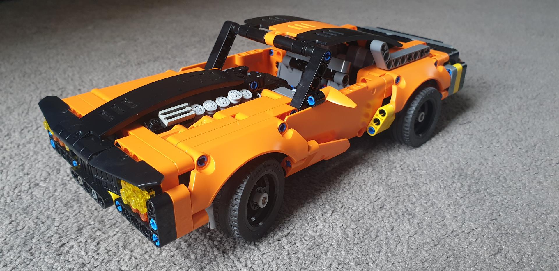 LEGO MOC V10 Muscle car by johnnym | Rebrickable - Build with LEGO