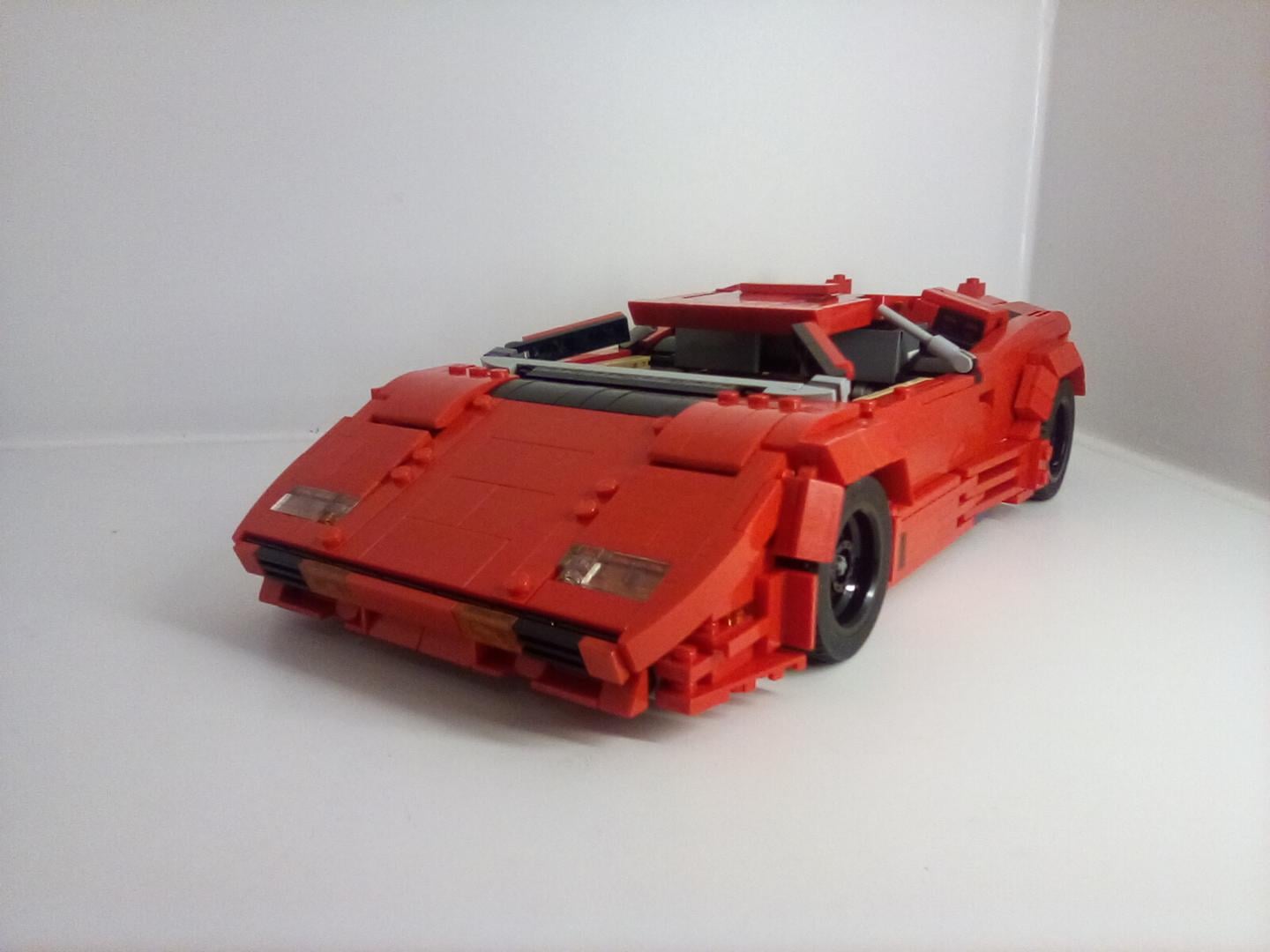 LEGO MOC Lamborghini Countach LP5000 QV - Red version by Rastacoco ...