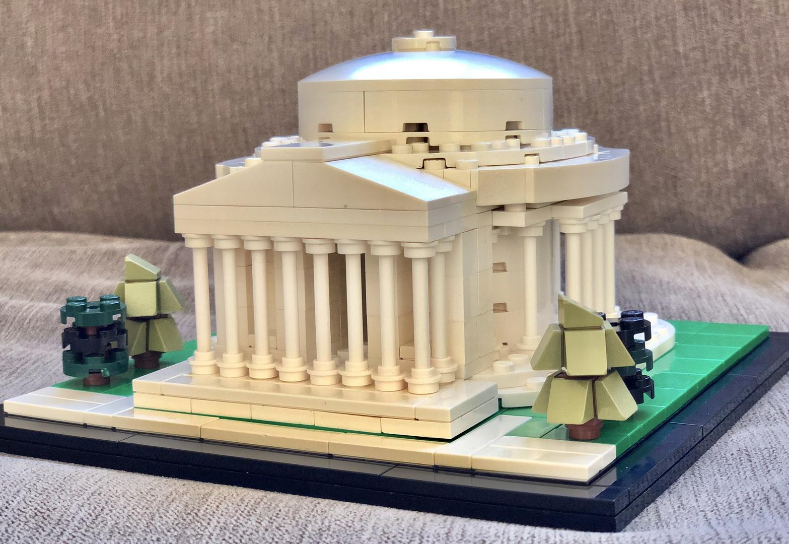 LEGO MOC Jefferson Memorial by klosspalatset | Rebrickable - Build with ...