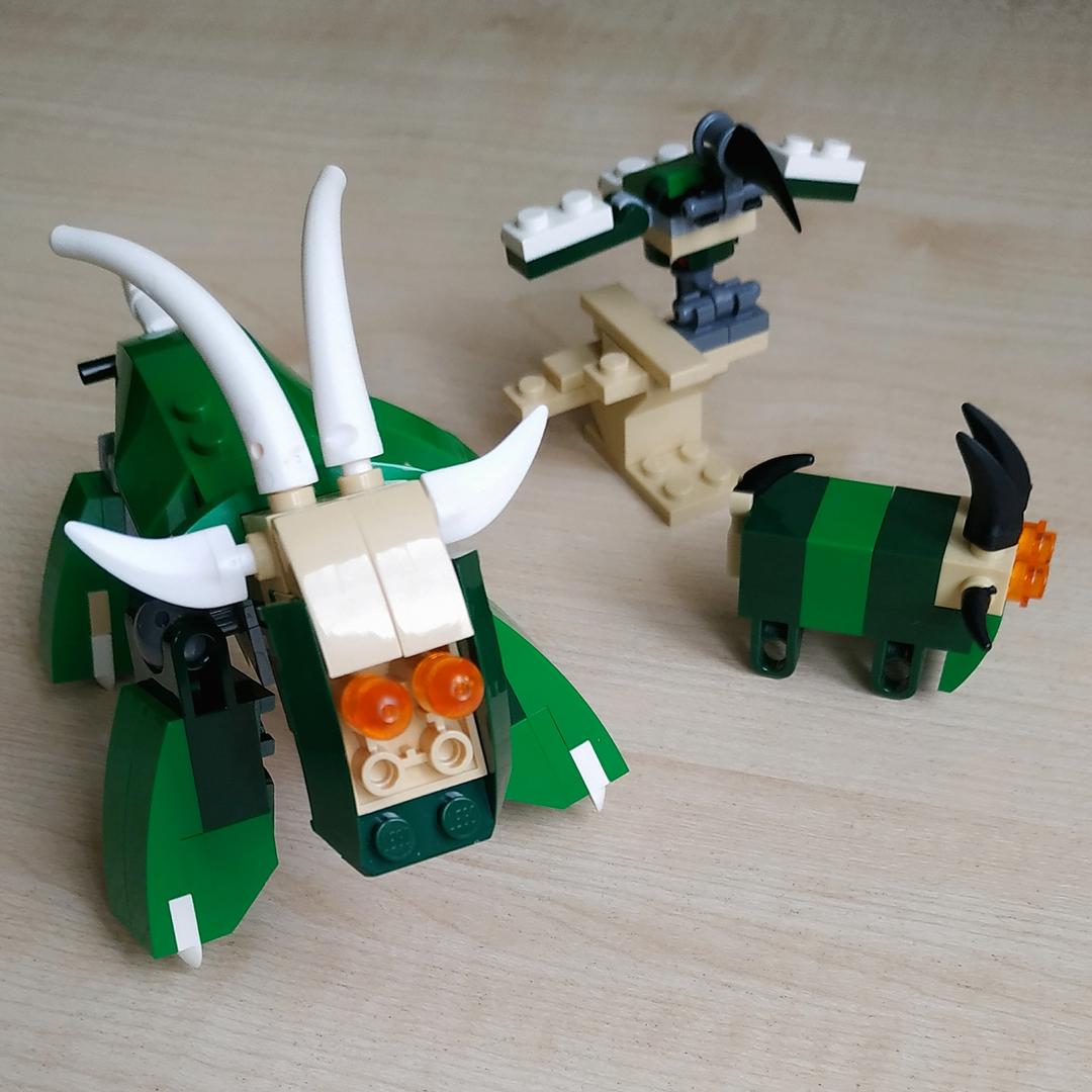 LEGO MOC Mountain Goats and Vulture by JKBrickworks | Rebrickable ...