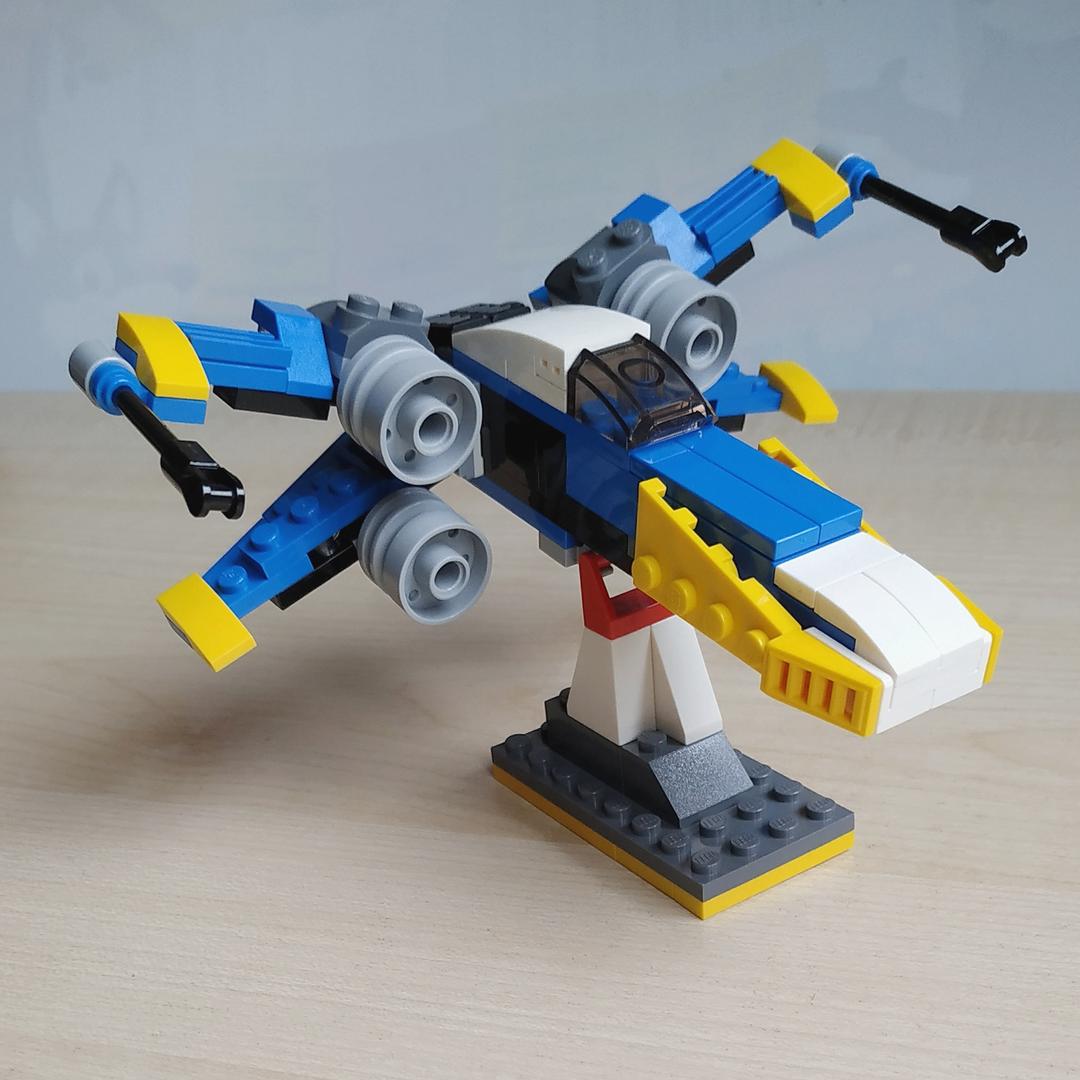 LEGO MOC 31087 Blue squadron resistance X-Wing by fosamax | Rebrickable ...