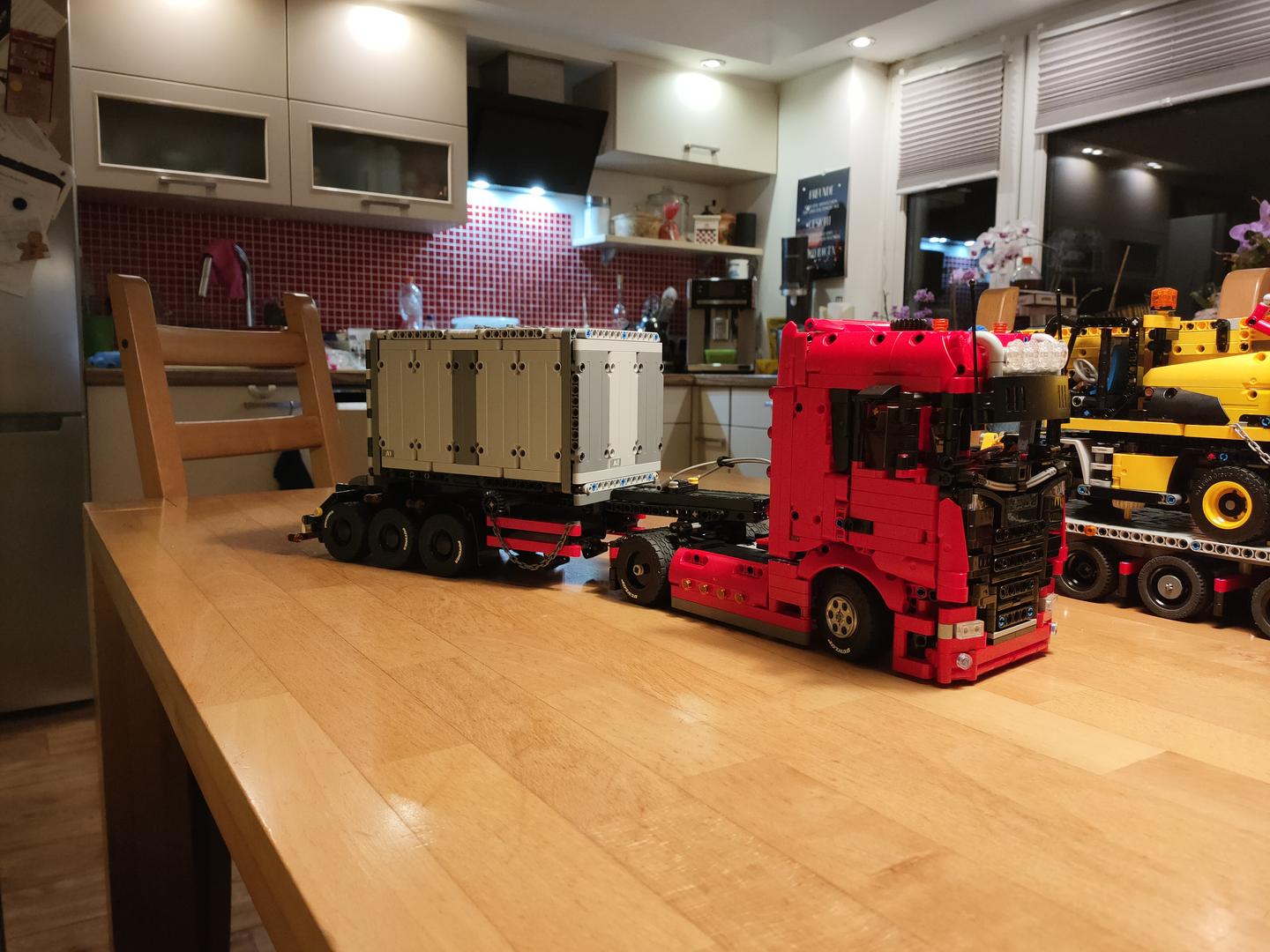 LEGO MOC Scania truck and steering trailer by technicprojects | Rebrickable - Build with LEGO