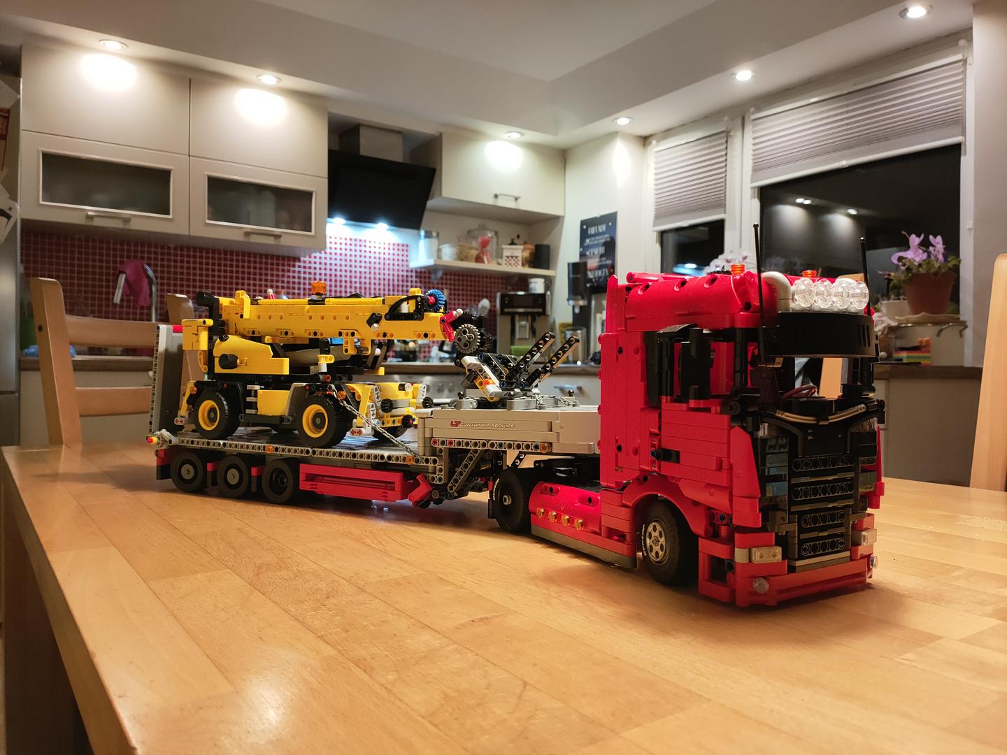 LEGO MOC Scania truck and steering trailer by technicprojects | Rebrickable - Build with LEGO
