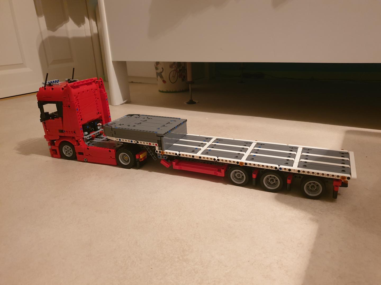 LEGO MOC Scania truck and steering trailer by technicprojects | Rebrickable - Build with LEGO