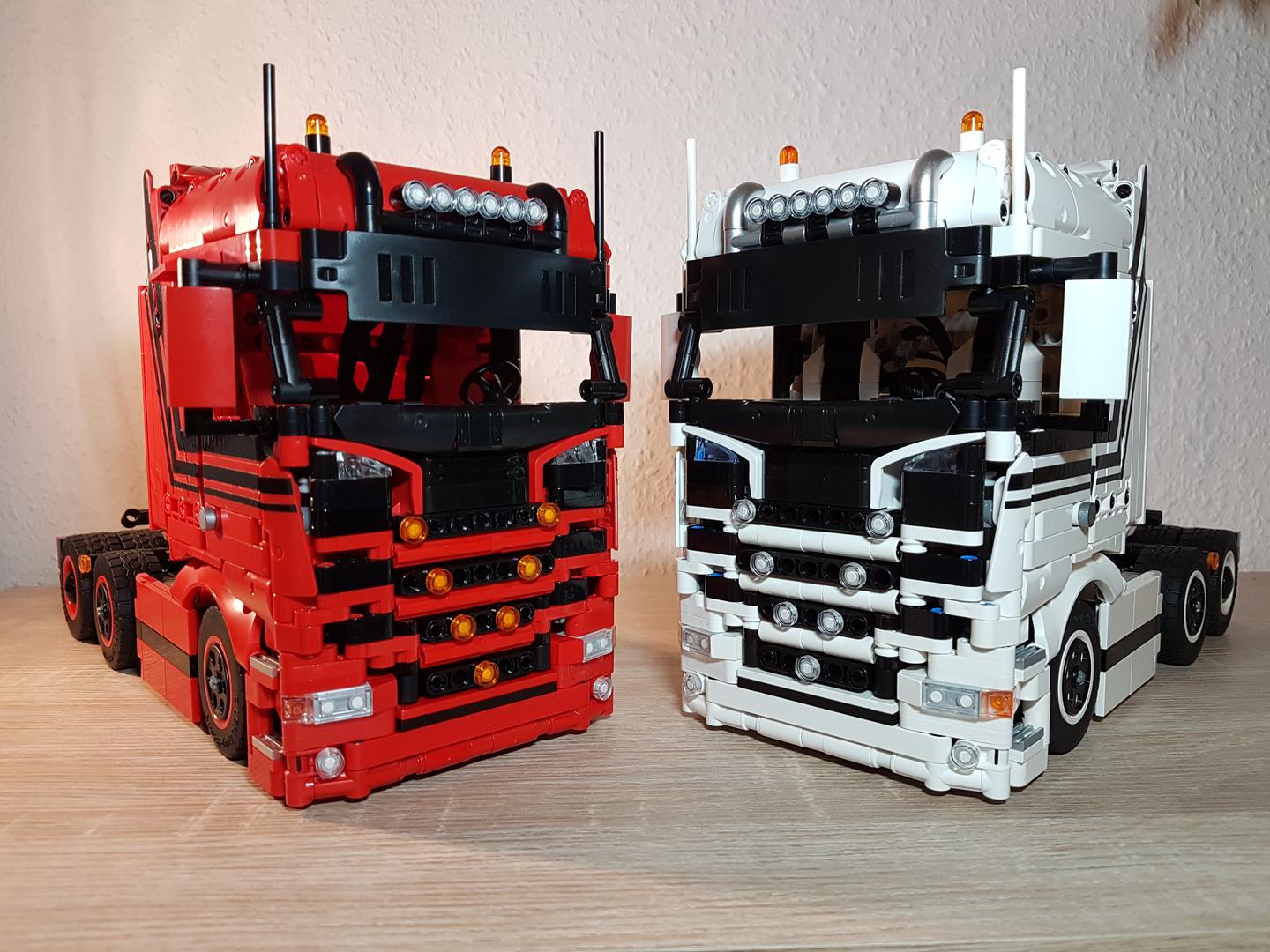 LEGO MOC Scania truck and steering trailer by technicprojects | Rebrickable - Build with LEGO