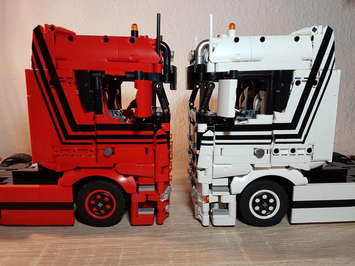 LEGO MOC Scania truck and steering trailer by technicprojects | Rebrickable - Build with LEGO