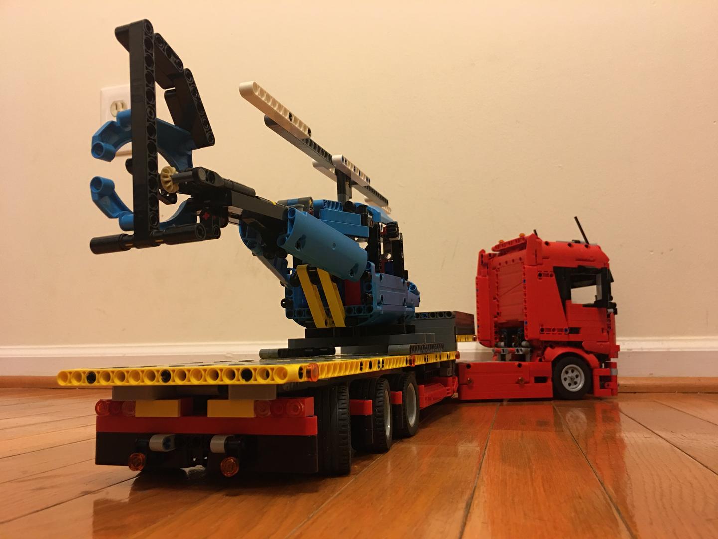 LEGO MOC Scania truck and steering trailer by technicprojects | Rebrickable - Build with LEGO