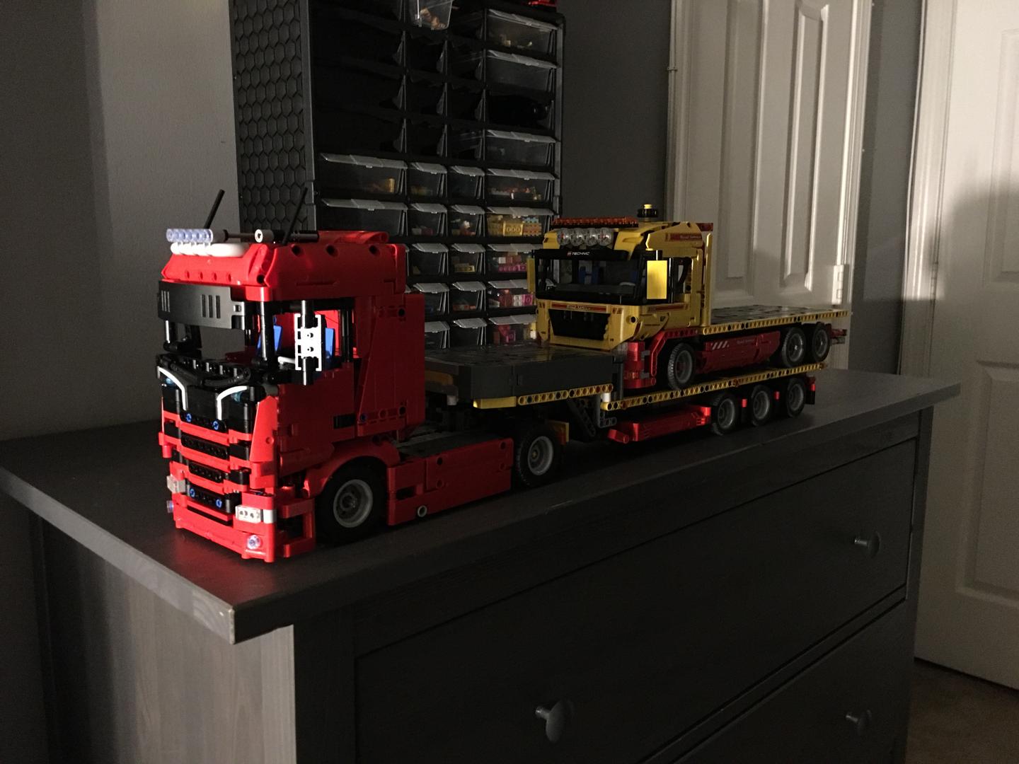 LEGO MOC Scania truck and steering trailer by technicprojects | Rebrickable - Build with LEGO