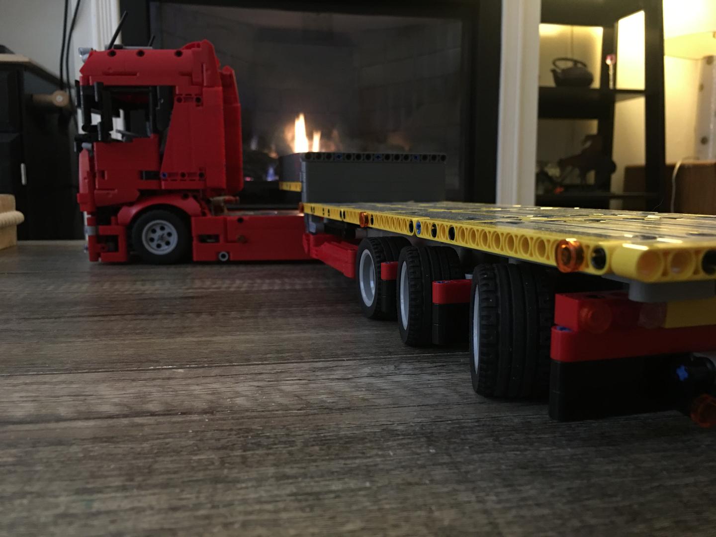 LEGO MOC Scania truck and steering trailer by technicprojects | Rebrickable - Build with LEGO