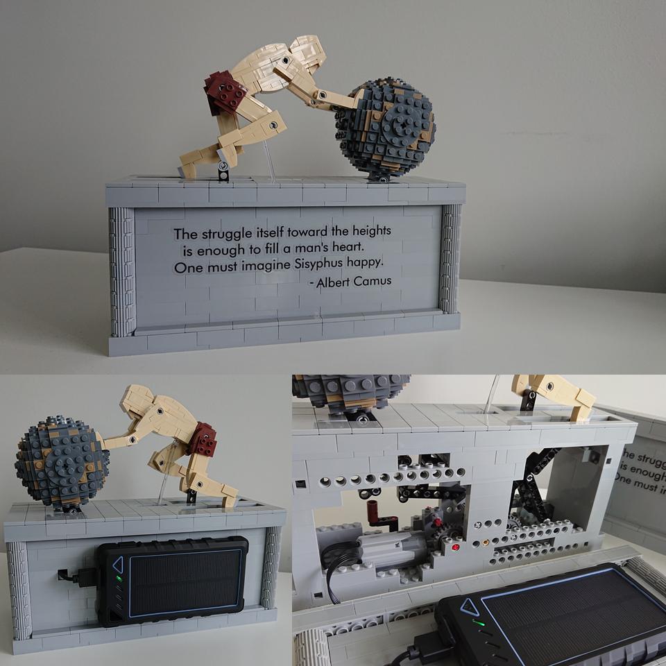 LEGO MOC Sisyphus Automata (Motorized) by JKBrickworks | Rebrickable ...