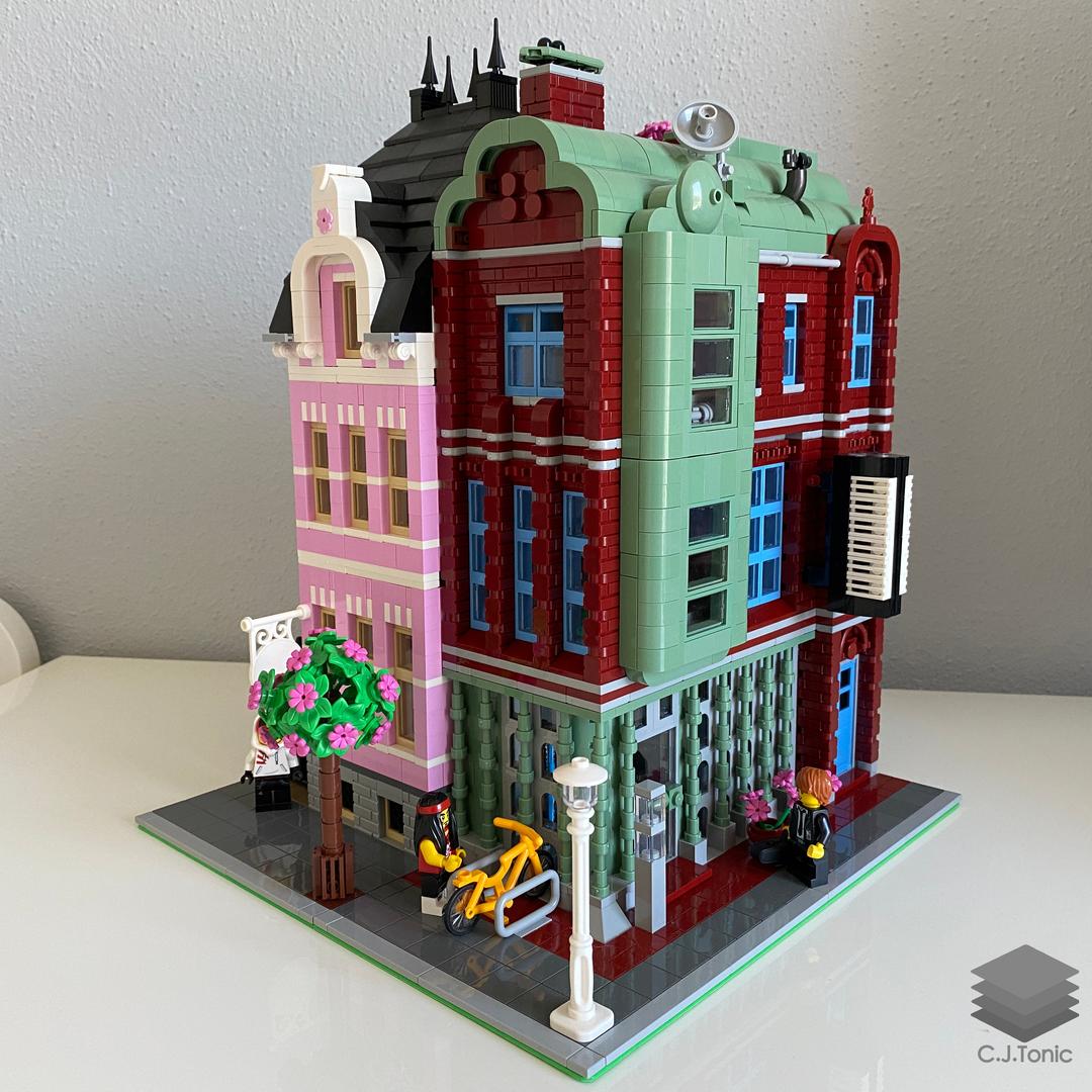 LEGO MOC Modular Music Store by cjtonic | Rebrickable - Build with LEGO