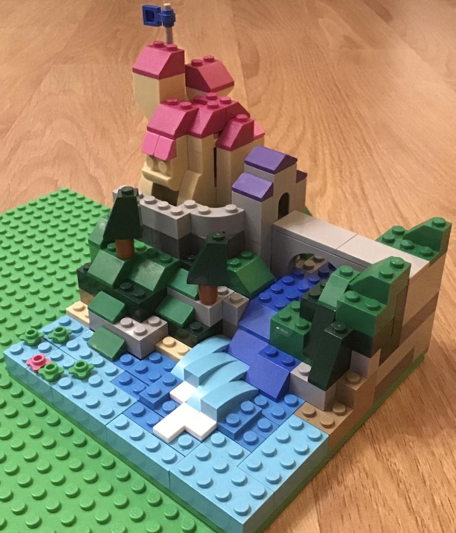 LEGO MOC Water Castle by BrickBrush | Rebrickable - Build with LEGO