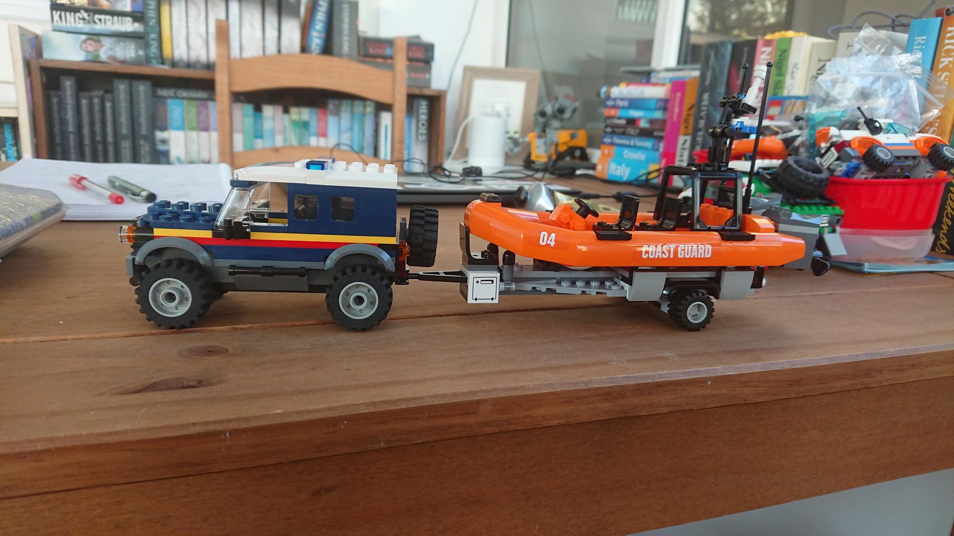 LEGO MOC RNLI 4X4 and Inshore Lifeboat by PsiborgVIP | Rebrickable ...