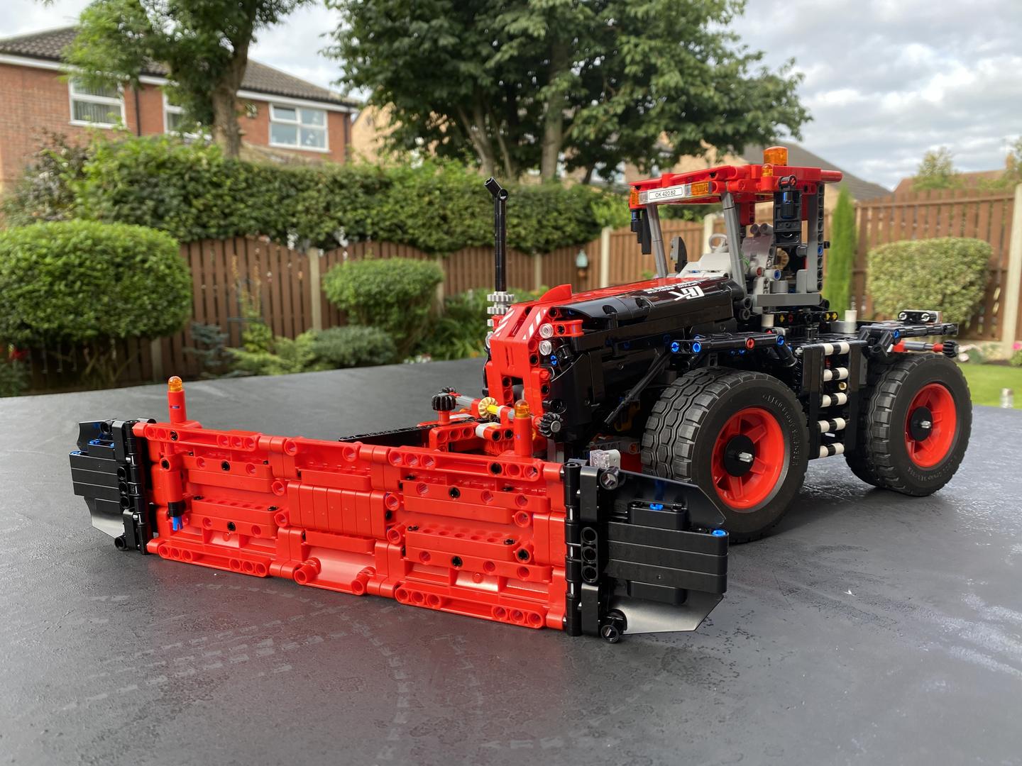 LEGO MOC Claas Xerion 5000 TRAC VC with 8 attachments (42082 c-model ...