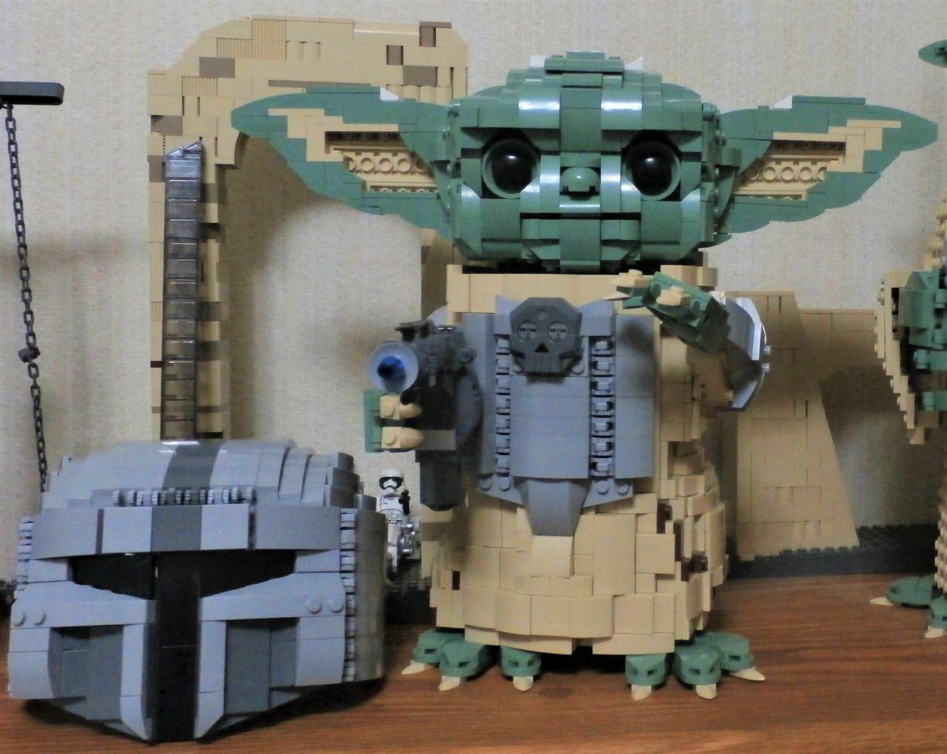 LEGO MOC The Child, aka Baby Yoda by Allouryuen | Rebrickable - Build ...