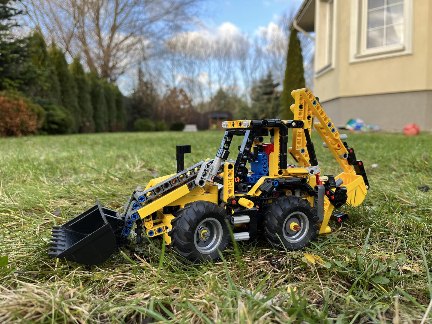 LEGO MOC 42122 BACKHOE LOADER by Dyens Creations | Rebrickable - Build ...