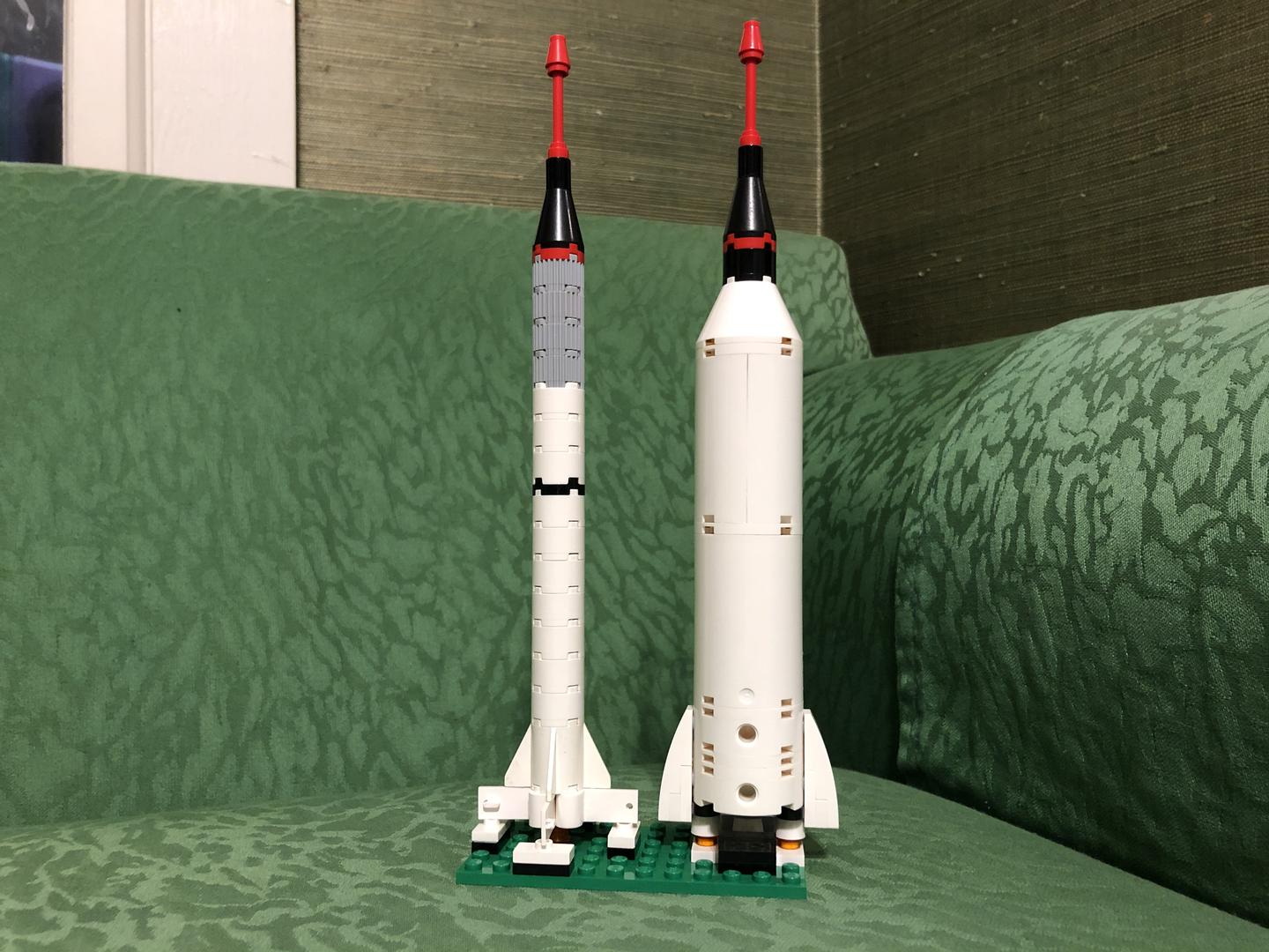 LEGO MOC-17248 Mercury Redstone with Launcher (Saturn V scale) (Space ...