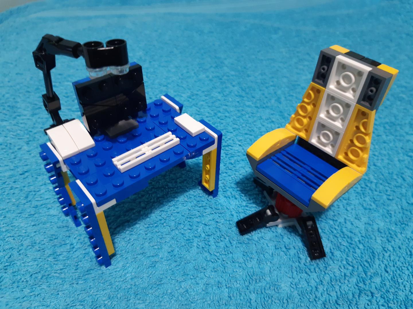 LEGO MOC 31087 Computer Desk and Swivel Chair by Renaissance ...