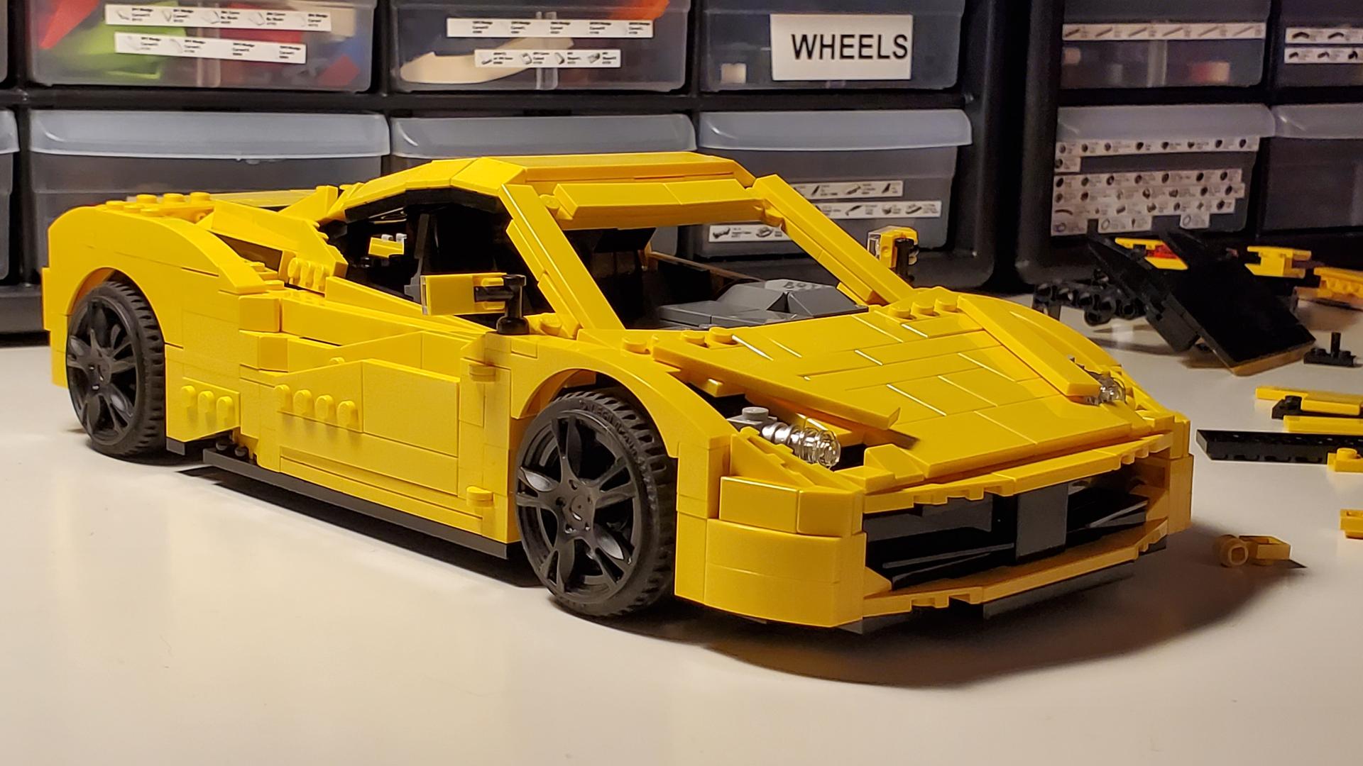 LEGO MOC Ferrari 458 Italia by noahl | Rebrickable - Build with LEGO