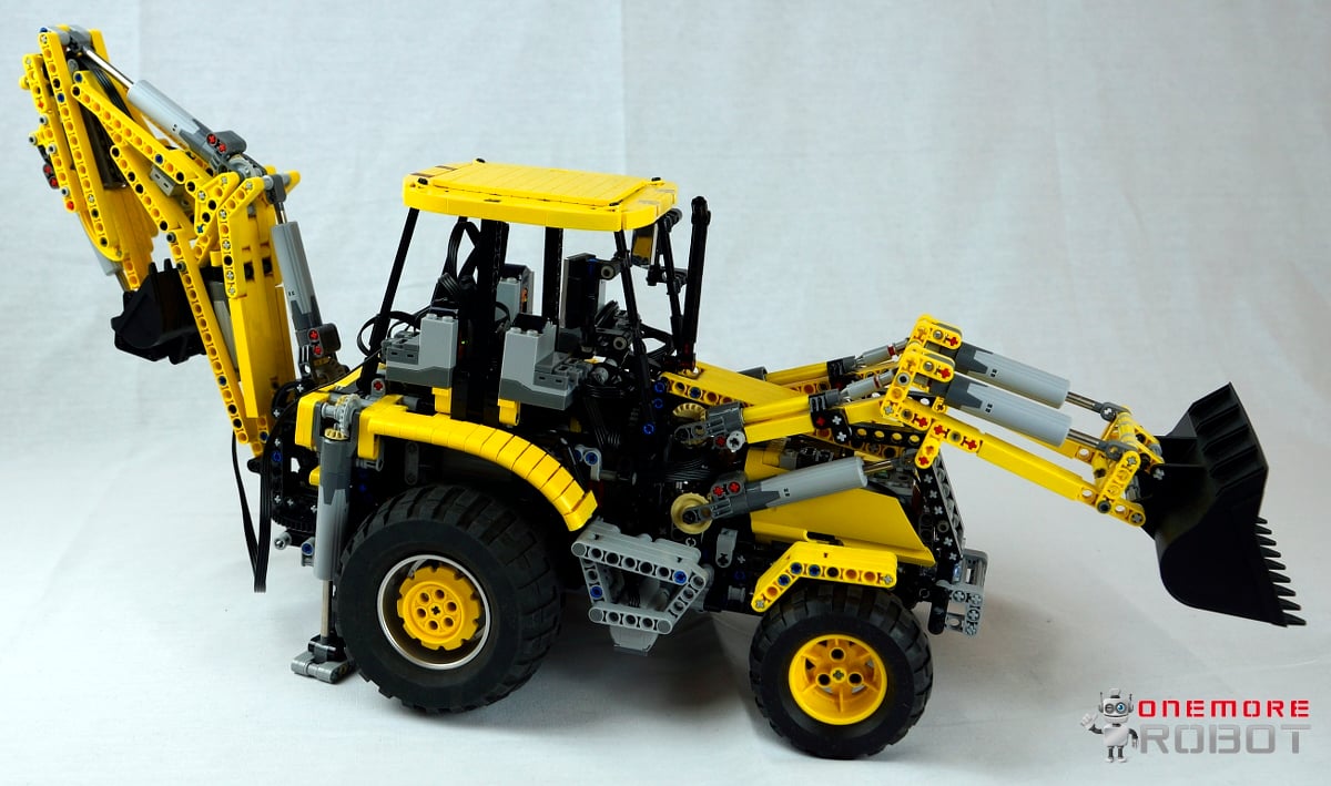 LEGO MOC-0247 Fully PF-Backhoe Loader (Technic 2012) | Rebrickable ...