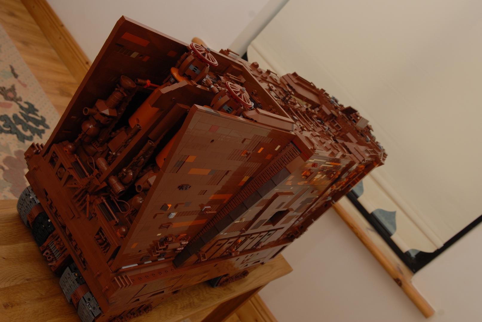 LEGO MOC SANDCRAWLER WITH FULL INTERIOR by Polyprojects | Rebrickable ...