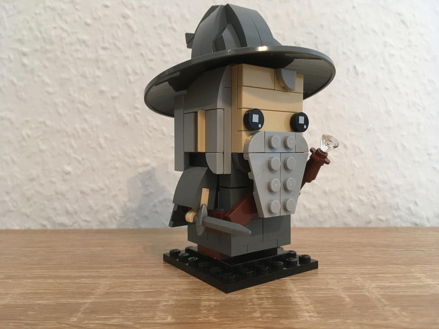 LEGO MOC LOTR Brickheadz - Gandalf by frevler90 | Rebrickable - Build ...