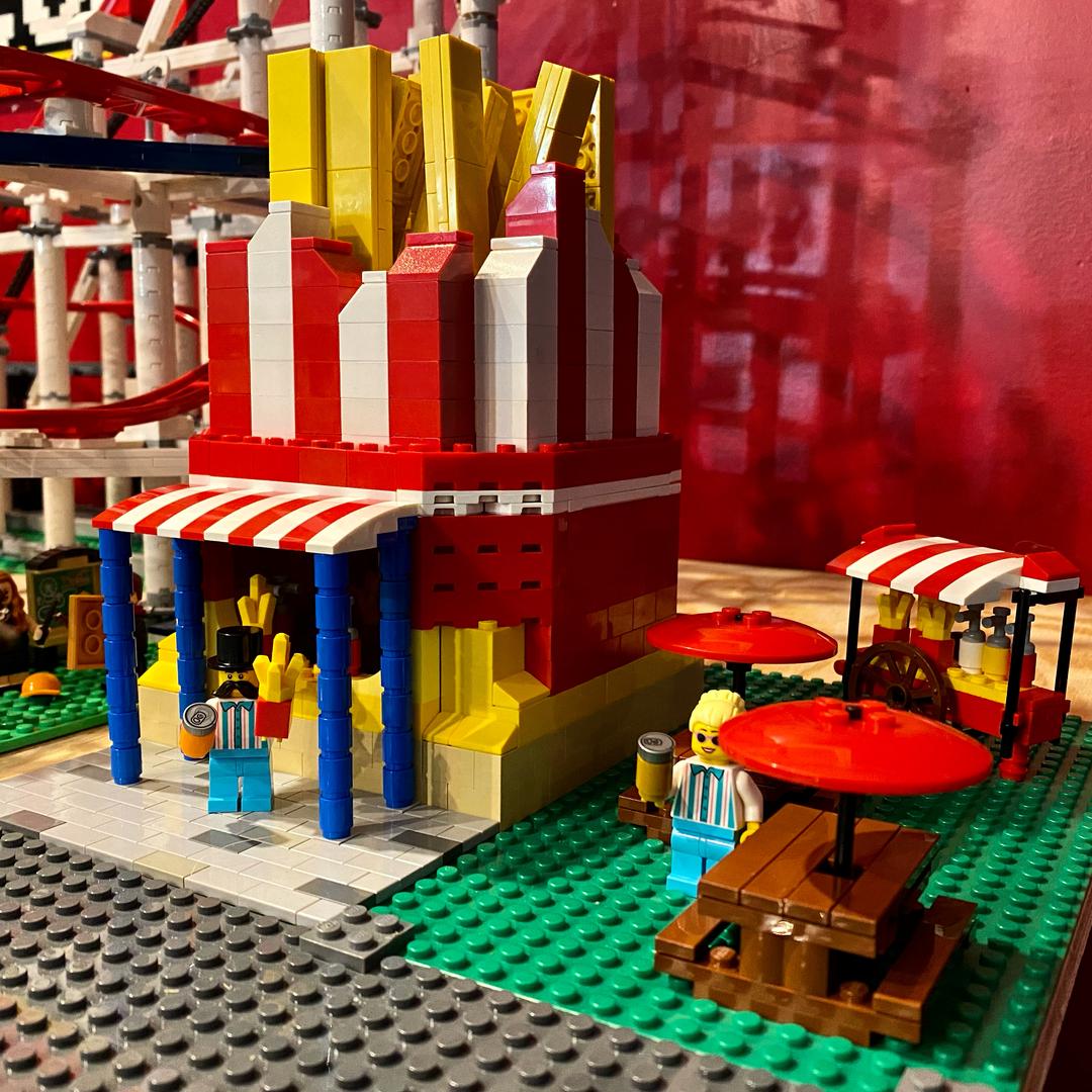 LEGO MOC Modular French Fries Stand by gabizon | Rebrickable - Build ...