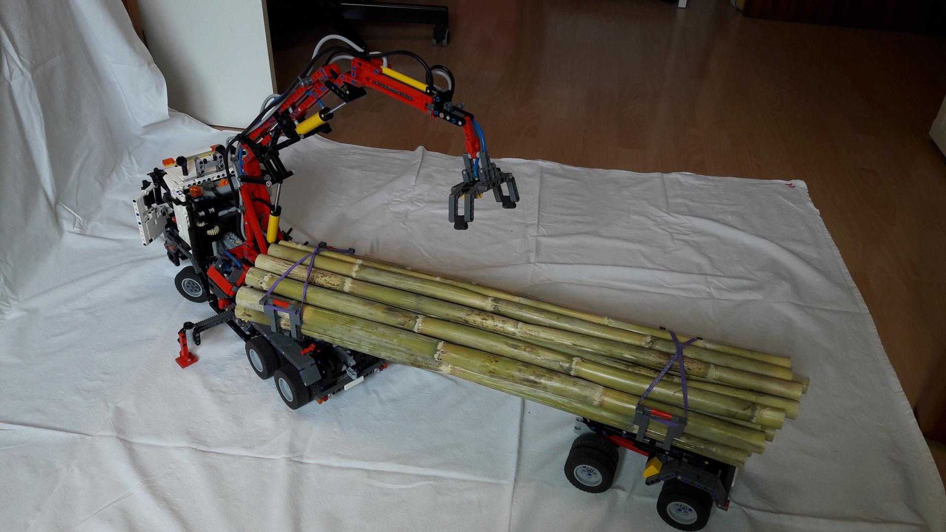 LEGO MOC 42043 Langholzlaster (long timber truck) by jb70 | Rebrickable ...