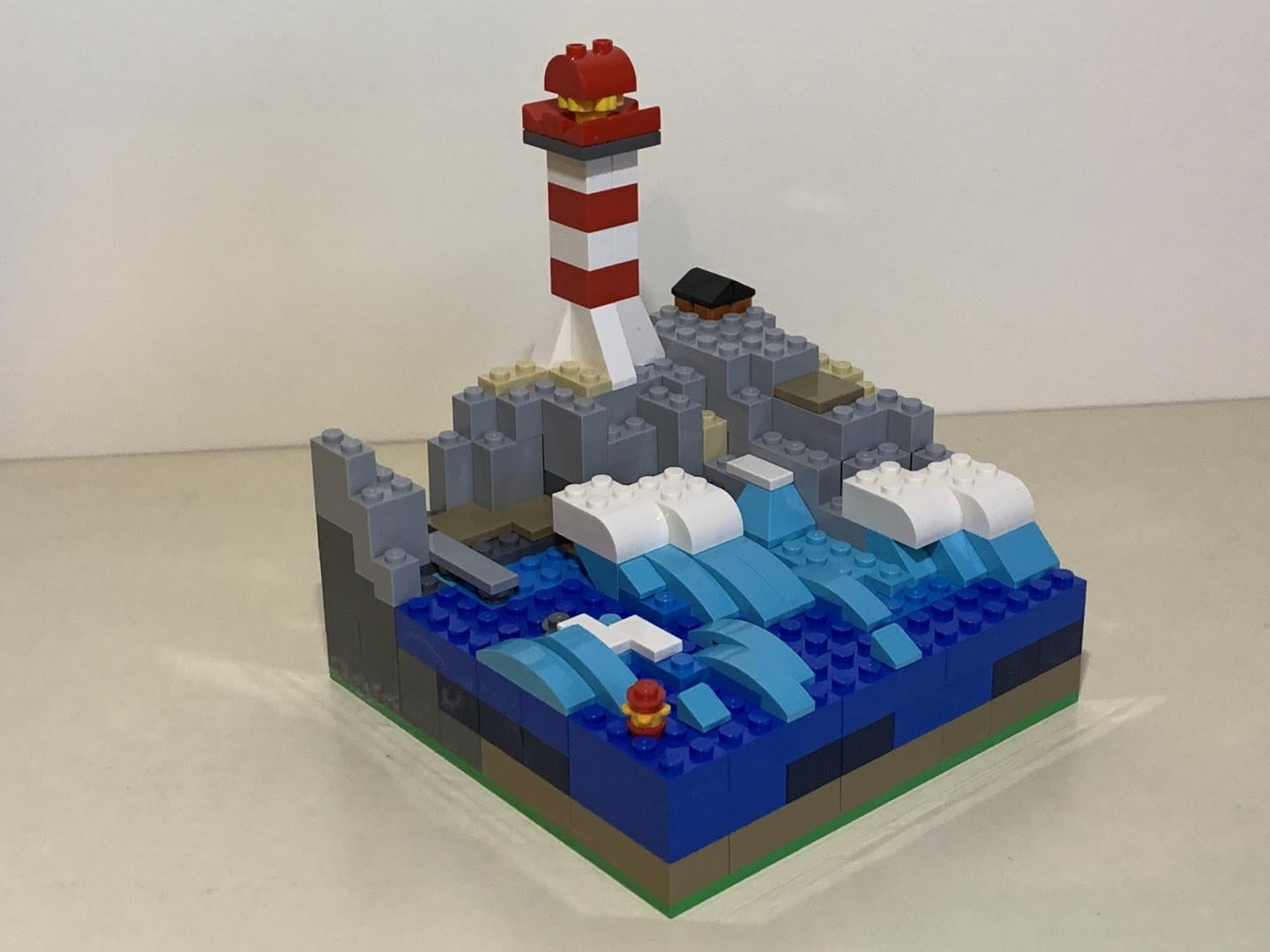 LEGO MOC Lighthouse by BrickBrush | Rebrickable - Build with LEGO