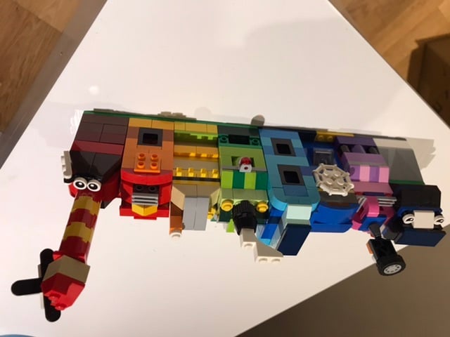 LEGO MOC 10696 rainbow houses by Lenarex | Rebrickable - Build with LEGO