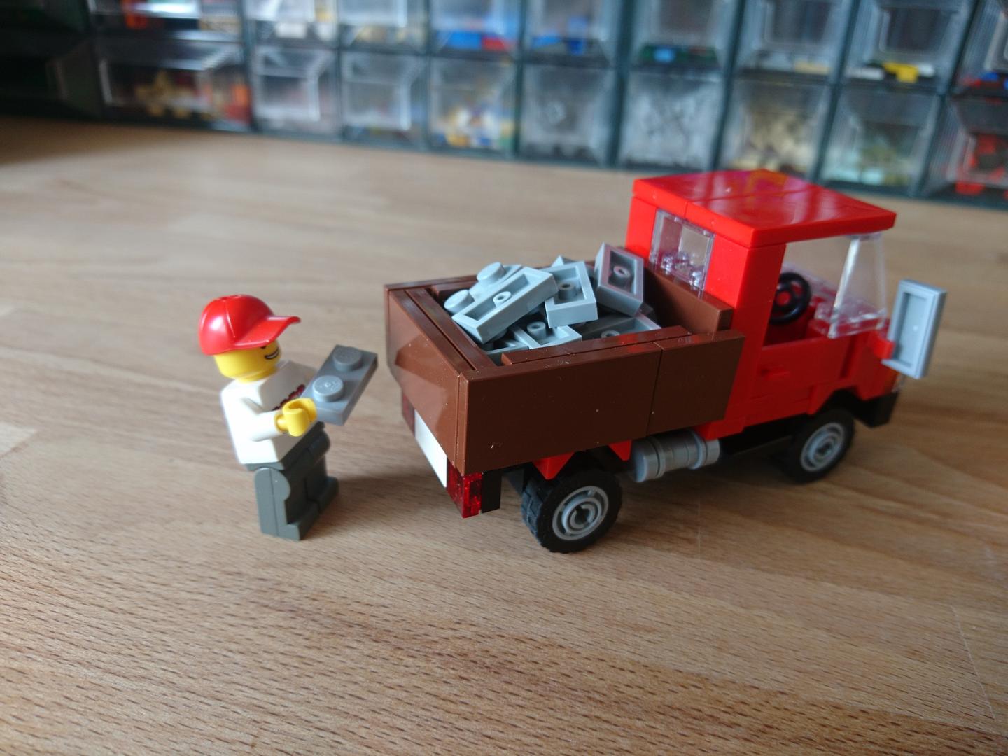 LEGO MOC Red truck by De_Marco | Rebrickable - Build with LEGO