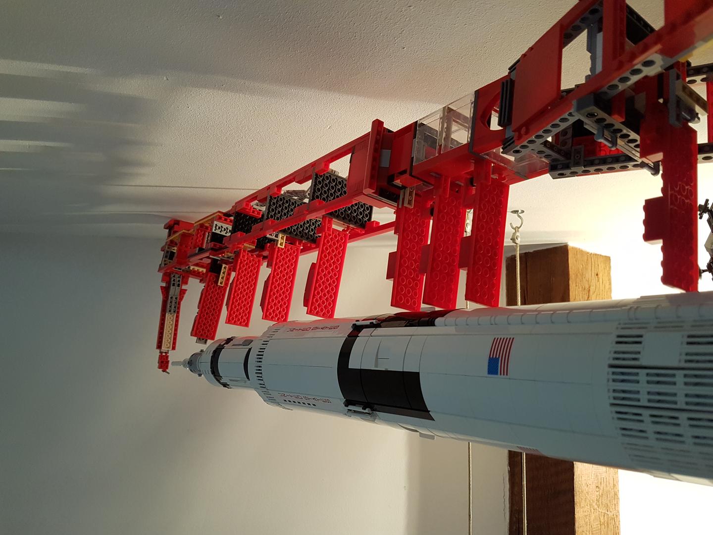 LEGO MOC Saturn V Mobile launcher by BennyBenster | Rebrickable - Build ...