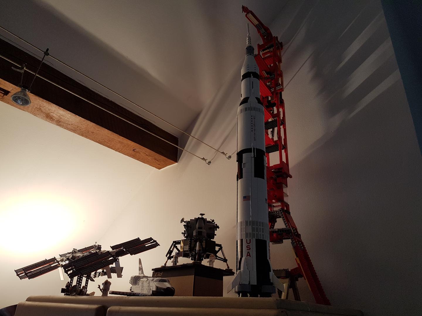LEGO MOC Saturn V Mobile launcher by BennyBenster | Rebrickable - Build ...