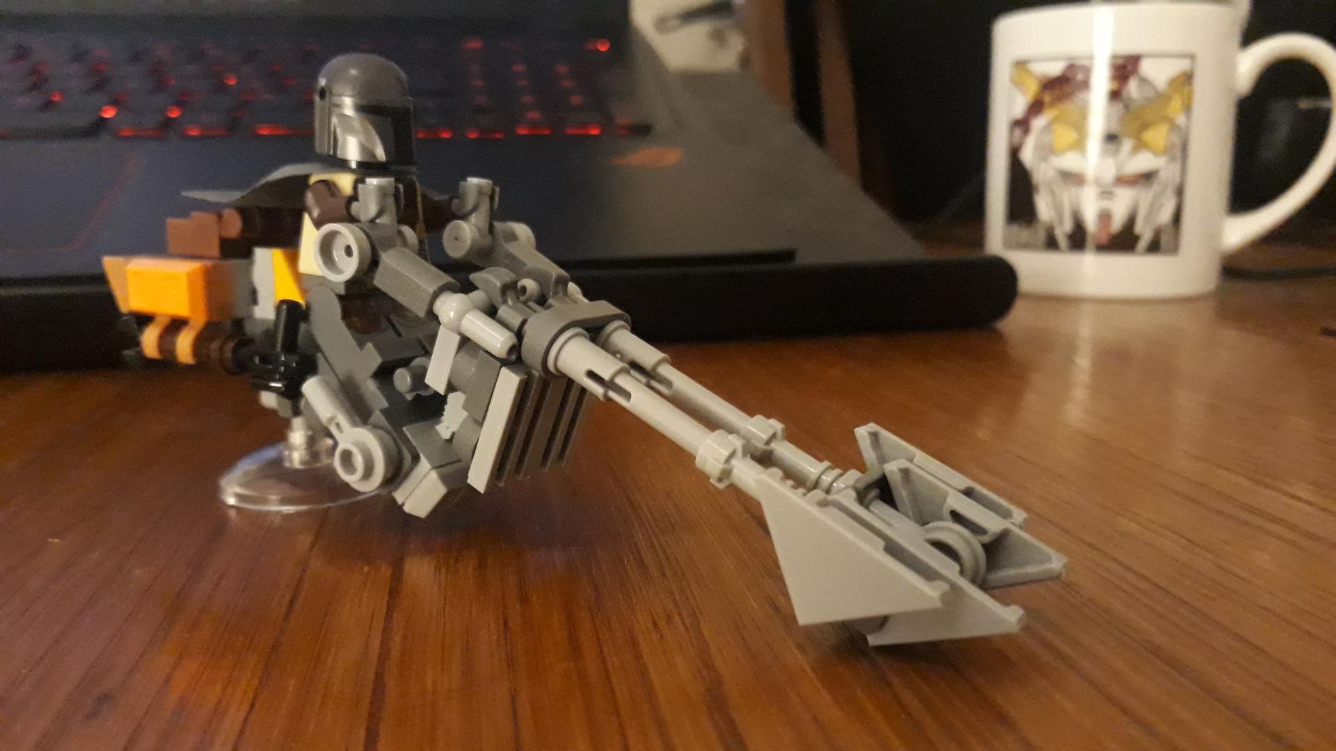 LEGO MOC Zephyr-J Speeder Bike by dsodb_lego | Rebrickable - Build with ...