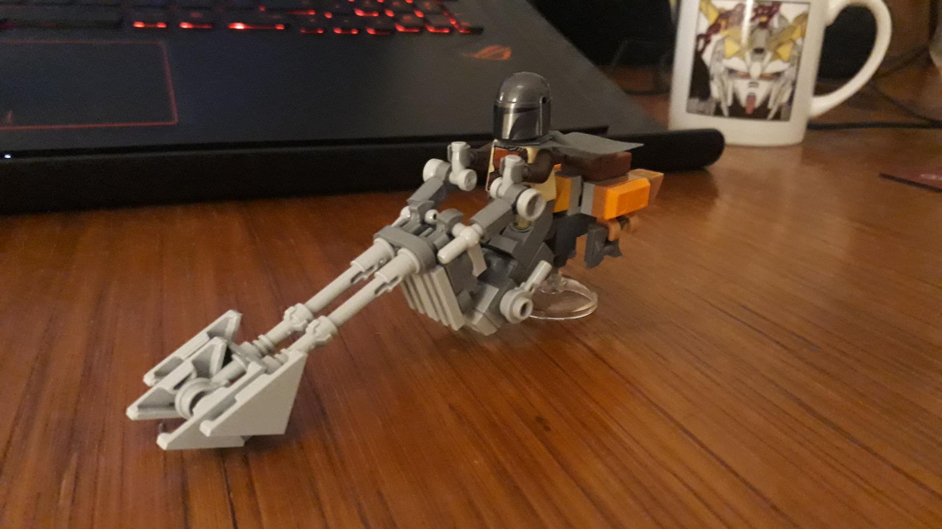 LEGO MOC Zephyr-J Speeder Bike by dsodb_lego | Rebrickable - Build with ...